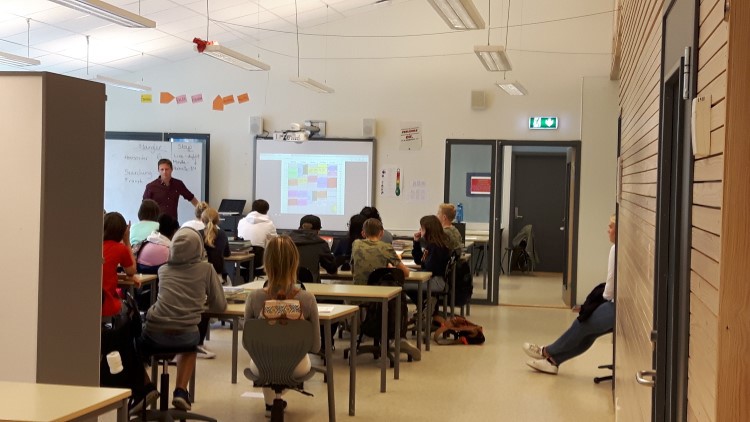 Første skoledag på Oppsal skole